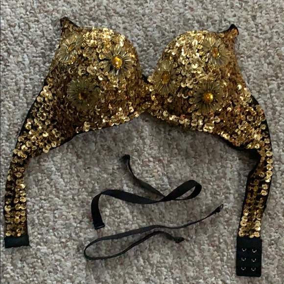 meishulanna | Intimates & Sleepwear | Meishulanna Beaded Flower Sequin ...